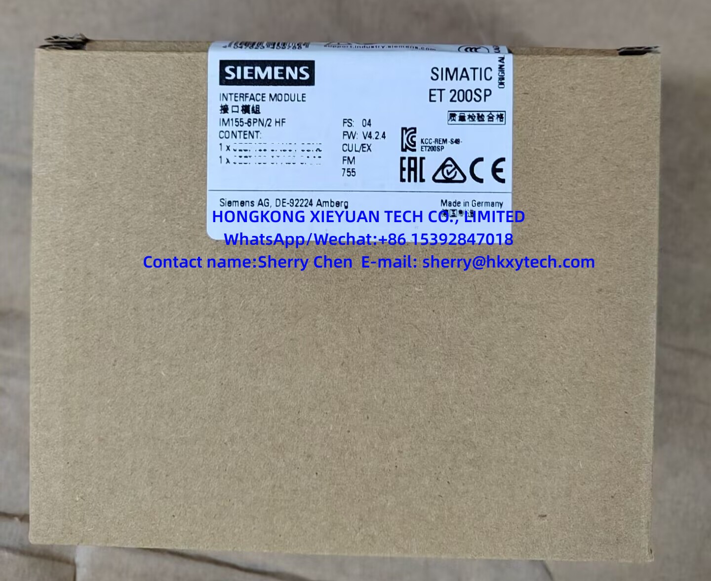 SIEMENS INTERFACE MODULE 6ES7155-6AU01-0CN0 6ES7193-6PA00-0AA0 | #site ...