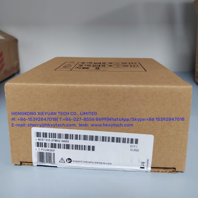 6ES7515-2FM02-0AB0 SIMATIC S7-1500F, CPU 1515F-2 PN, central processing ...